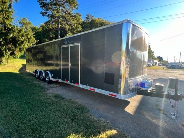 2023 Outlaw Trailers 8.5' x 34' Race Trailer W/ Bathroom Package Cargo ...