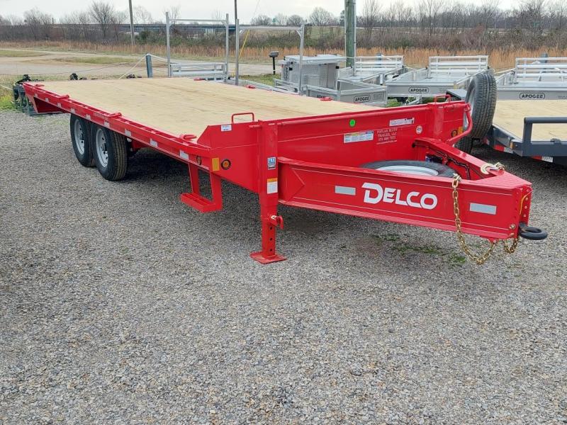 2022 Delco Trailers 102" x 20' Deckover Pintle Equipment Trailer Equipment Trailer | Near Me