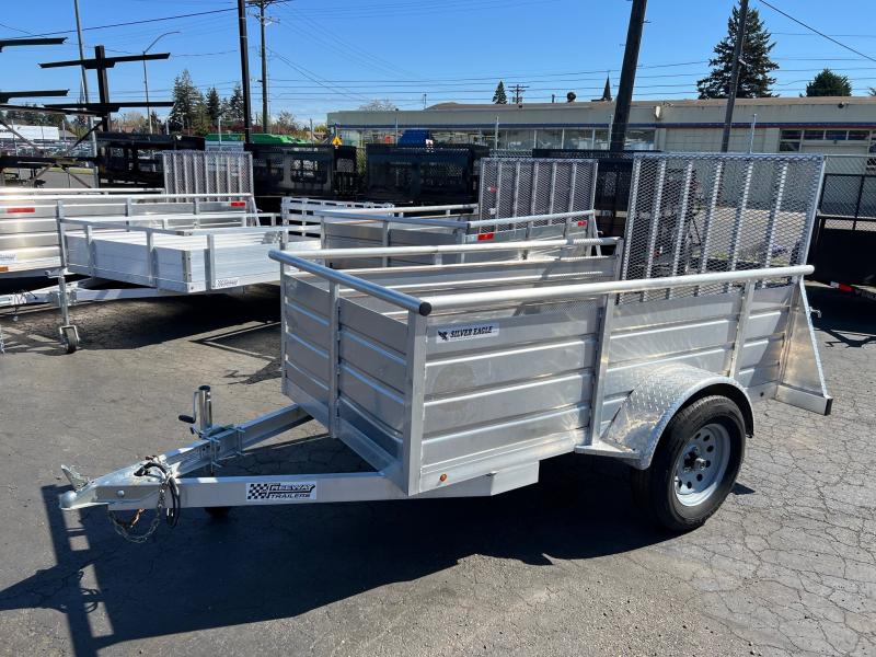 2017 Eagle Trailer 4' X 8' Silver Eagle Utility Utility Trailer in Tacoma, WA | Trailer Trader