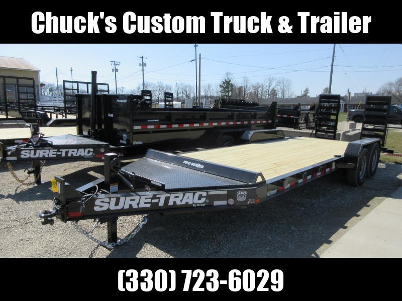 2024 Sure-Trac 7 x 22 (19+3) Pro Series 15.4K Beam Implement Trailer in ...
