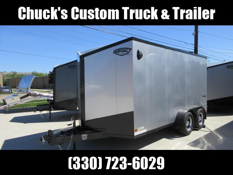 2024 Impact Trailers 7'X14' TREMOR FLAT TOP SLOPED V NOSE Cargo ...