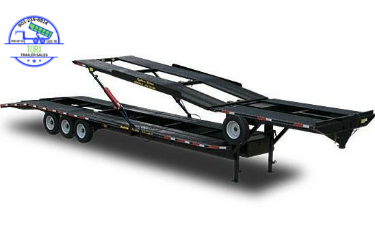 2015 Kaufman Trailers Double Deck EZ 4 Car Hauler Trailer – 25000 GVWR ...