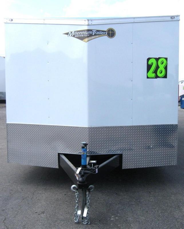 2019 28' Millennium Hornet Enclosed Trailer Screwless Exterior SAVE ...