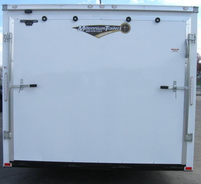 2019 28' Millennium Hornet Enclosed Trailer Screwless Exterior SAVE ...