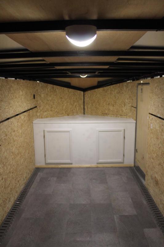 Pre-Owned 2019 7'x16' Stealth Trailers Titan Enclosed Cargo Trailer w ...