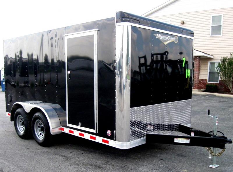 7'x14' Star Cargo Trailer w/ 2/5200 Torsion Axles HD Ramp Door Free ...