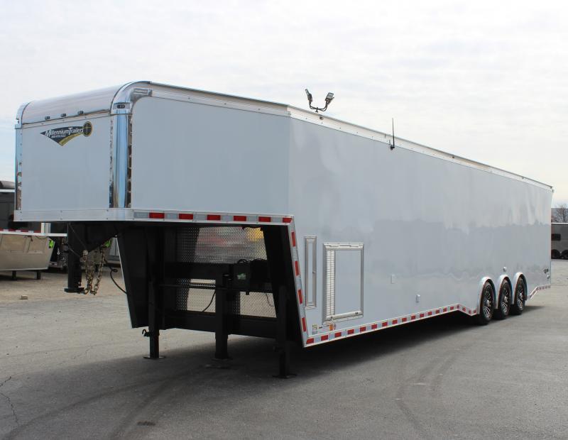 Enclosed Gooseneck Trailer For Sale 2024 44' Edge Car Hauler New Year's ...