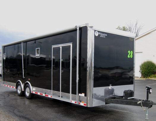 Custom 28' Millennium Auto Master Enclosed Trailer Recessed E-Track in ...