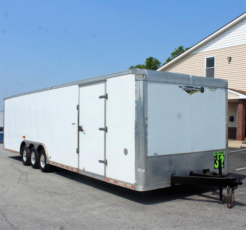 USED Enclosed Race Car Trailer 2011 32' Auto Master Triaxle w/Escape ...