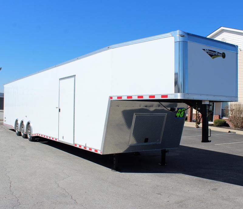 PENDING *HAIL SALE** Enclosed Gooseneck Trailer 2023 48' Star Tapered ...