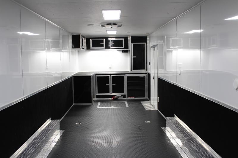 Pre-owned 2021 30' Millennium Platinum Car Trailer w/Electric Awning in ...