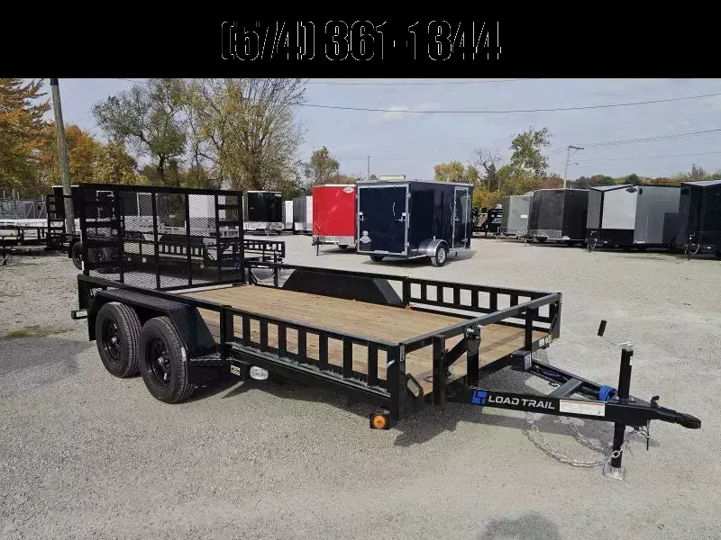2025 BRAND NEW 83" x 14' Tandem Axle SIDE LOAD Utility TRAILER LOAD ...