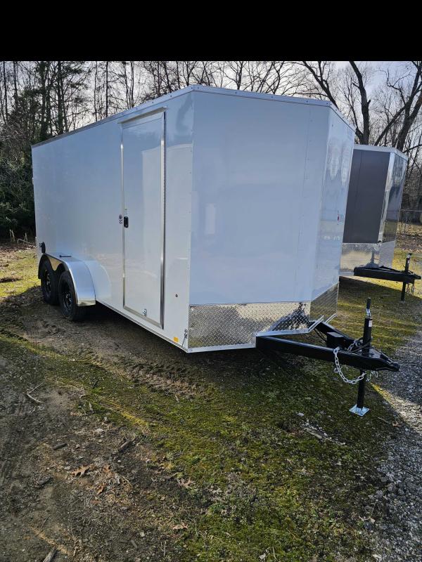 2025 LOOK 7X16 Enclosed Cargo Trailer 6'6 INSIDE RAMP DOOR in Elkhart ...