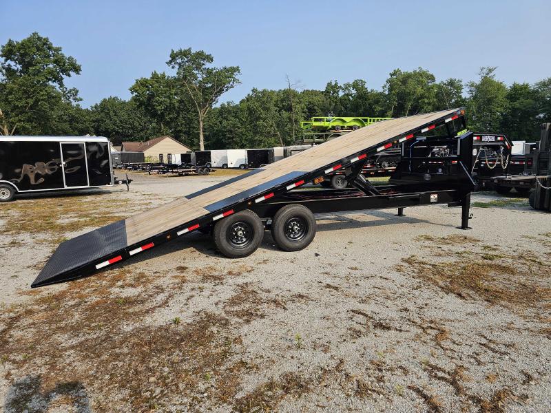 2024 BRAND NEW LOAD TRAIL 102" x 24' Tandem Gooseneck Equipment Tilt ...