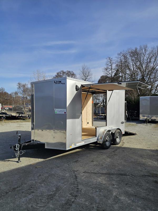 2025 Look Trailers SCREWLESS 7' INSIDE 80" REAR OPENING ESCAPE DOOR SXS ...