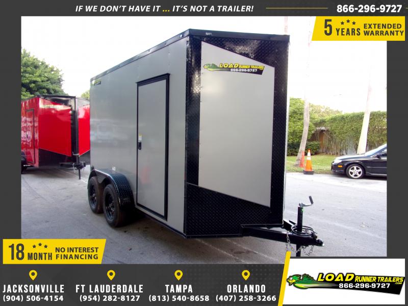 *124798* 6x12 Enclosed Cargo Trailer |LRT Tandem Axle Trailers 6 x 12 ...