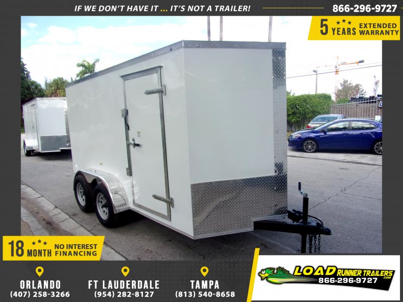 *119395* 6x12 Enclosed Cargo Trailer |LRT Tandem Axle Trailers 6 x 12 ...