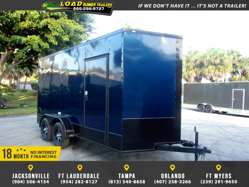 *125160* 7x14 Enclosed Cargo Trailer |LRT Tandem Axle Trailers 7 x 14 ...