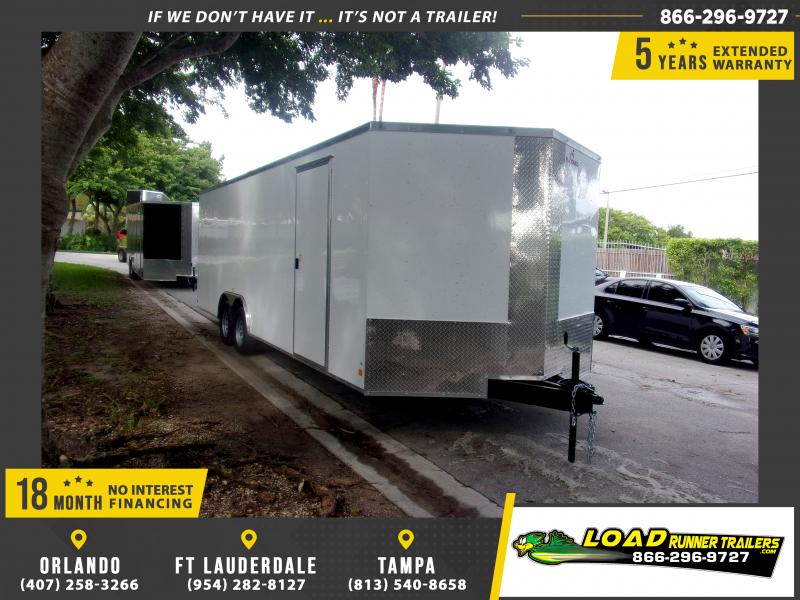 *118543* 8.5x24 Enclosed Cargo Trailer |LRT Tandem Axle Trailers 8.5 x ...