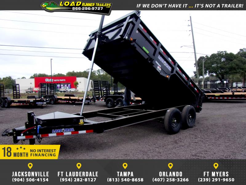 *123856* 7x14 7 TON Dump Trailer W/Telescopic Cylinder 7 x 14 | Load ...