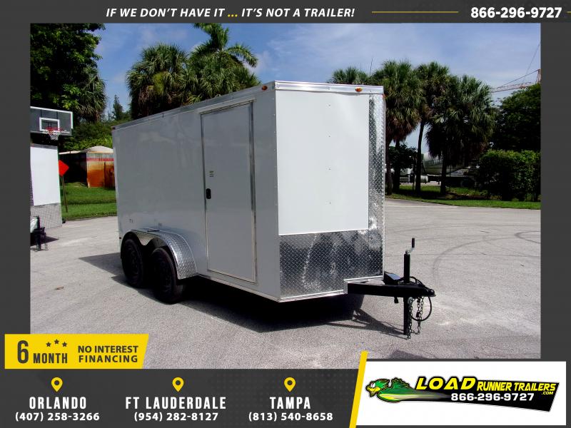 *116401* 6x12 Enclosed Cargo Trailer |LRT Tandem Axle Trailers 6 x 12 ...