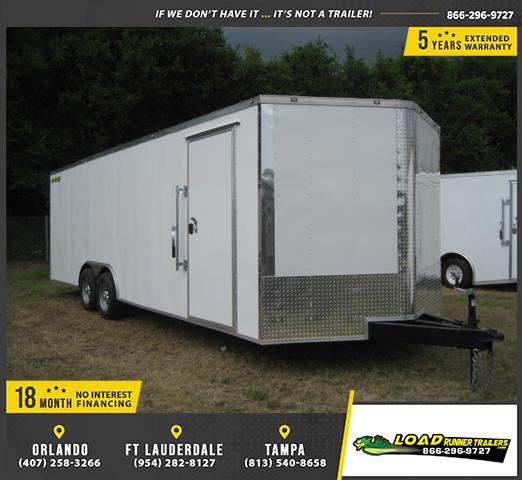 *E12B* 8.5x24 Enclosed Cargo Trailer |LRT Tandem Axle Trailers 8.5 x 24 ...