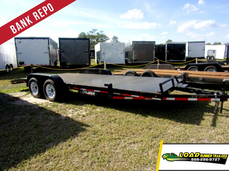 *123069* 7x20 Steel Deck Car Hauler w/2 Electric Brake Axles 7 x 20 in ...