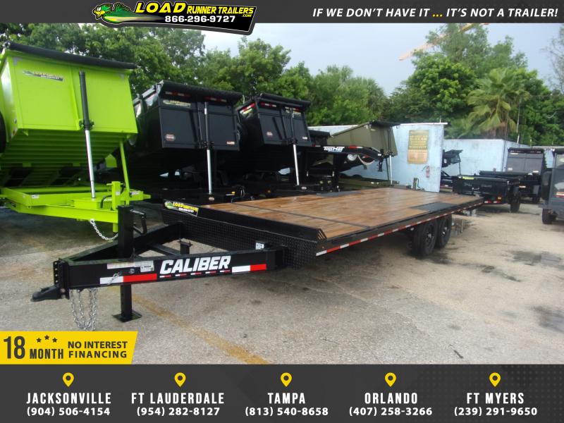 2023 Caliber Trailer Mfg FC102-24T7-BE Flatbed Trailer in Ft Lauderdale ...
