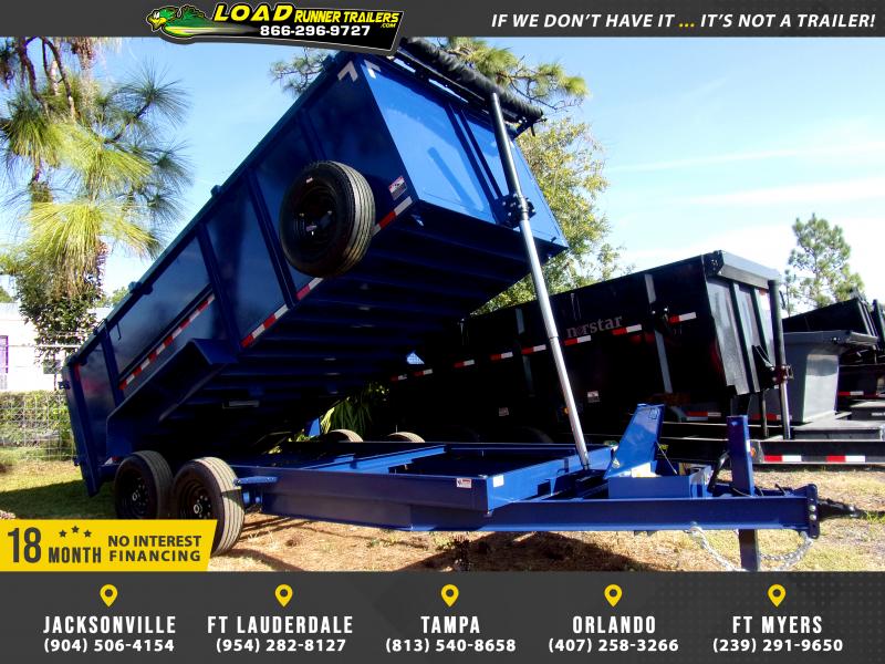 *124994* 7x16 Dump Trailer with 4' Sides and Telescopic Cylinder 7 x 16 in Orlando, FL | Trailer ...