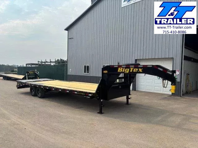 2026 Big Tex 14GN 102" x 27' Tandem Axle Gooseneck Trailer with Mega ...
