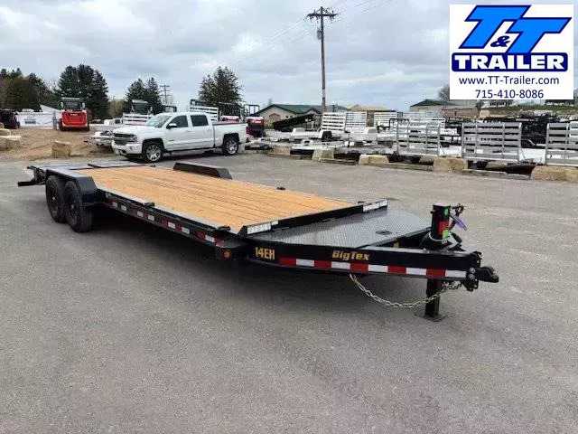 2026 Big Tex 14EH 83" x 24' Heavy Duty Equipment Trailer with Mega ...