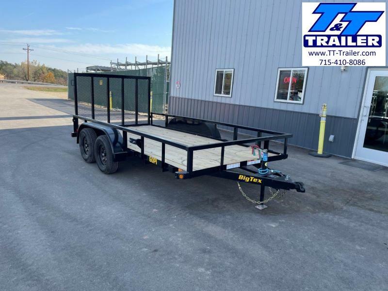 2024 Big Tex 60PI 77" x 14' Tandem Axle Utility Trailer in Somerset, WI ...