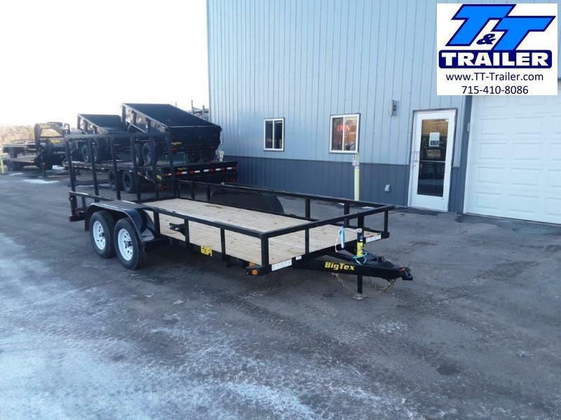 2024 Big Tex 60PI 77" x 16' Tandem Axle Utility Trailer in Somerset, WI ...