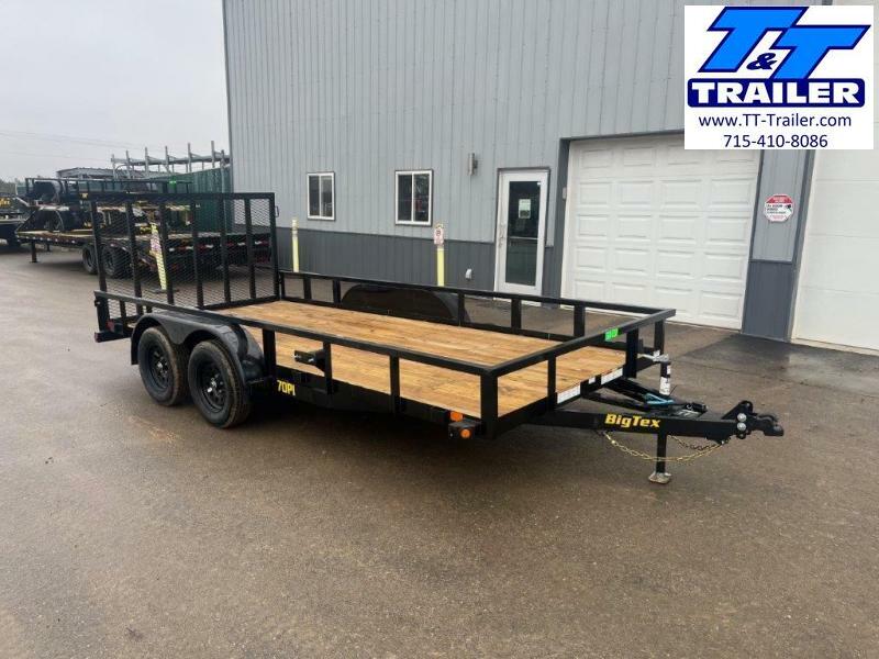 2026 Big Tex 70PI 83" x 16' Tandem Axle Utility Trailer in Somerset, WI ...