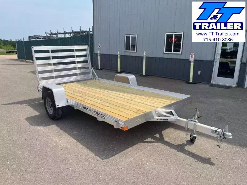 2025 Bear Track 76" x 12' Aluminum Single Axle Utility Trailer in ...