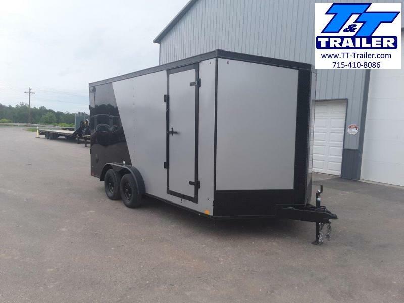 2025 Discovery Rover ET 7.5 x 16 V-Nose UTV Escape Door Enclosed Cargo ...