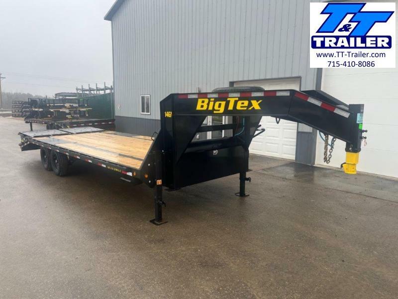 2024 Big Tex 14GN 102" x 25' Single Wheel Tandem Gooseneck Trailer in ...