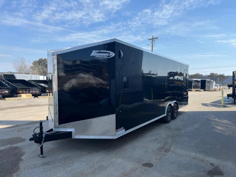 2023 Formula 8.5 x 24 V-Nose Enclosed Combination Car and Toy Hauler ...