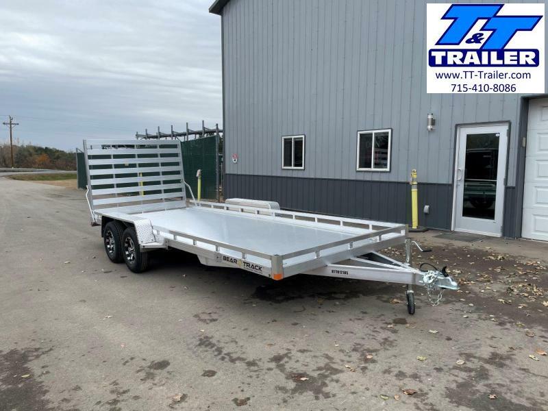 2024 Bear Track Aluminum 81" x 18' Tandem Axle Utility Trailer in ...