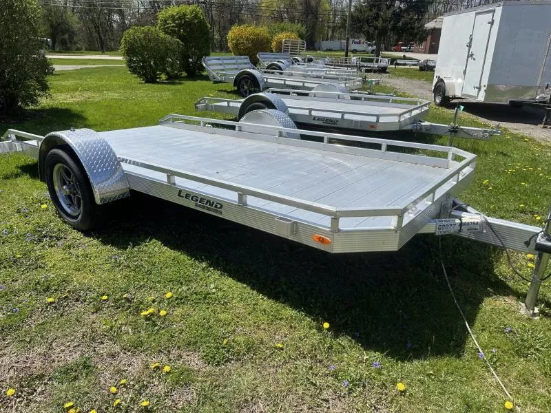Legend 7 ft x 14 ft aluminum TILT utility trailer #0011 model ...