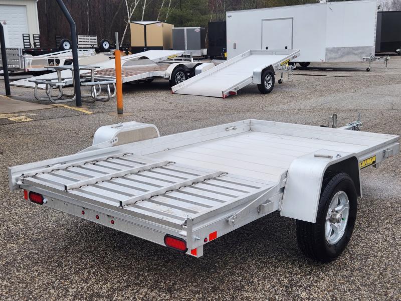 68" X 10' ALUMA FLATBED ALL ALUMINUM 5 YEAR WARRANTY SINGLE AXLE ...