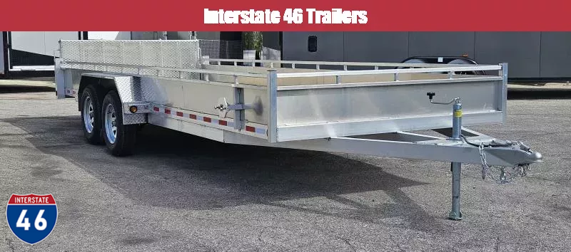 80" X 20' ALUMINUM TRIUMPH UTILITY TRAILER 3500# TANDEM AXLES in ...
