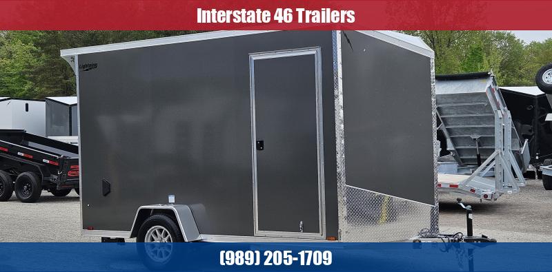 7 X 12 SINGLE AXLE NEW POLY COR EXTERIOR ENCLOSED CARGO 12" ADDITIONAL ...