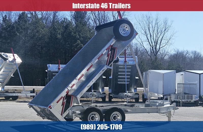 82"X14' GALVANIZED DUMP 7 K AXLES 5 YR WARR.2025 TRIUMPH D SERIES in Sanford, MI | Trailer Trader