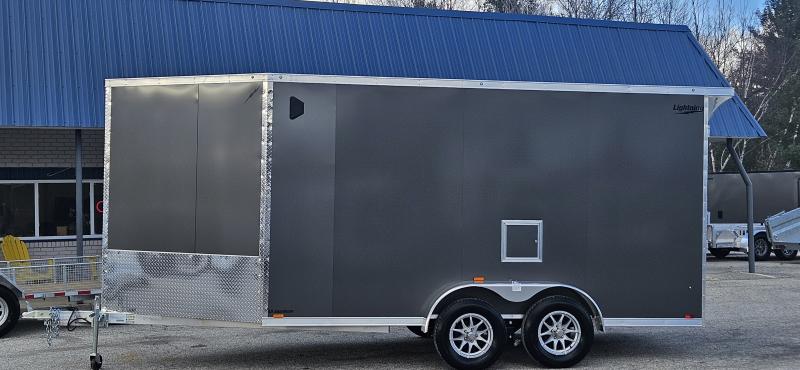 7 X 19 ENCLOSED SNOWMOBILE / SIDE BY SIDE 2025 LIGHTNING ALL ALUMINUM ...