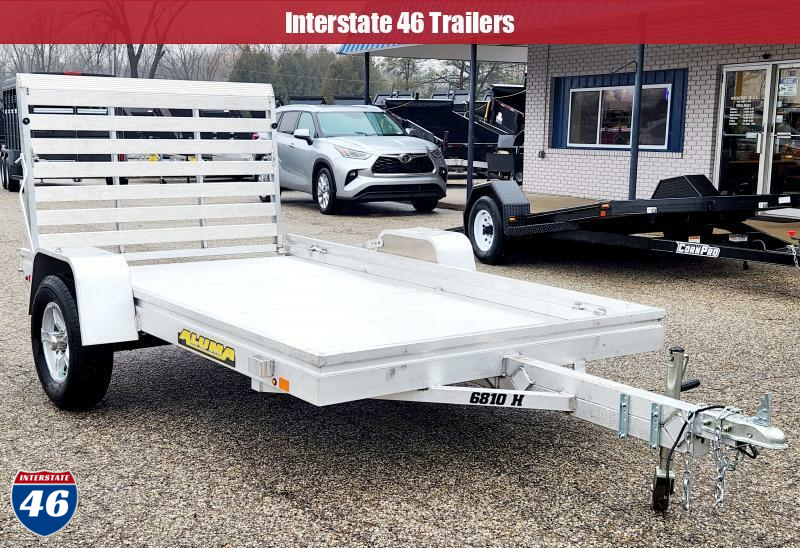 68" X 10' ALUMA FLATBED ALL ALUMINUM 5 YEAR WARRANTY SINGLE AXLE ...