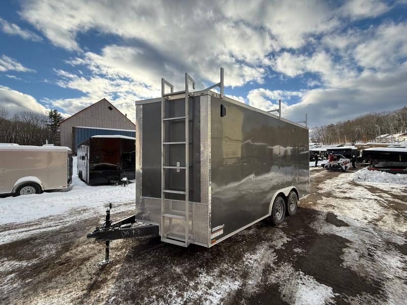 2025 Quality Cargo 8.5X16 Cargo CONTRACTOR PACKAGE WALK ON ROOF LADDER ...