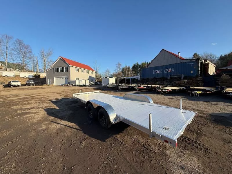 2026 Aluma 7X20 7K ALUMINUM CAR TRAILER W/ SLIDE OUT RAMPS in ...