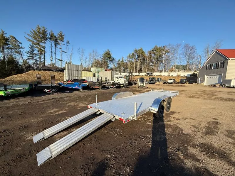 2026 Aluma 7X20 7K ALUMINUM CAR TRAILER W/ SLIDE OUT RAMPS in ...