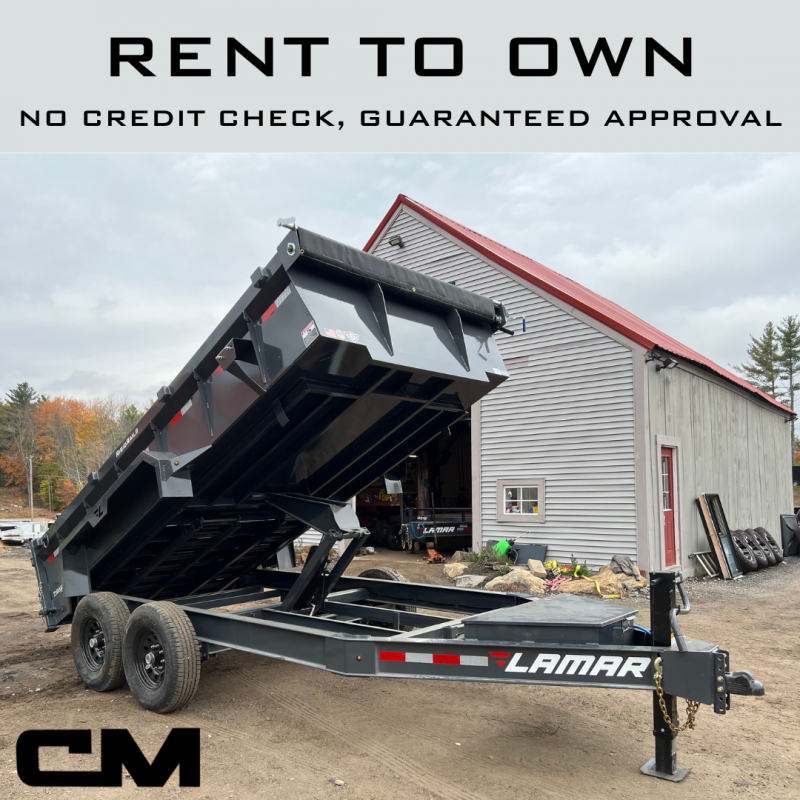 2023 Lamar Trailers 7x14 14K Spreader Gate Tarp Kit Dump Trailer | CM ...